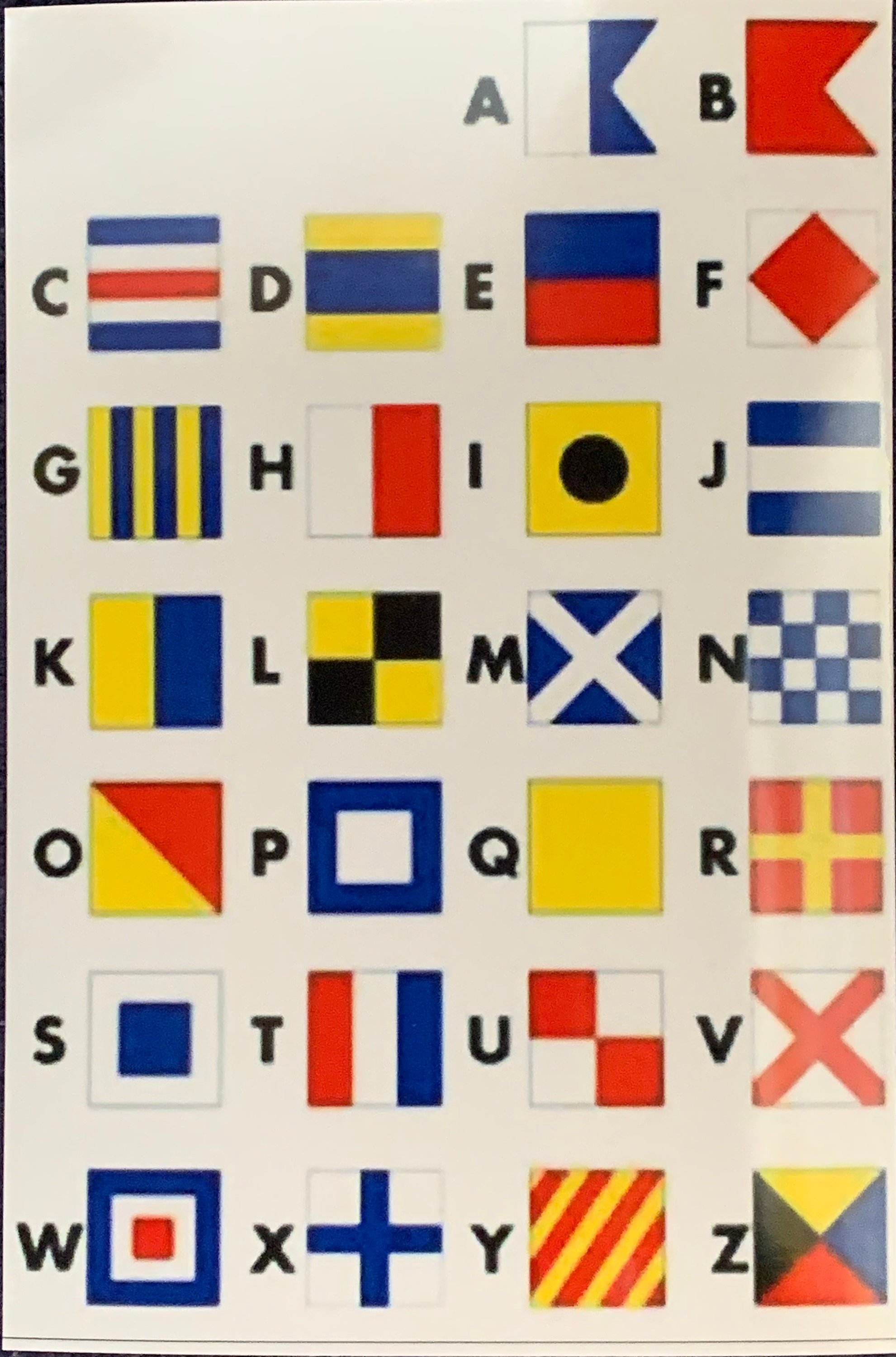 Nautical Flag Sign Custom Made - Etsy