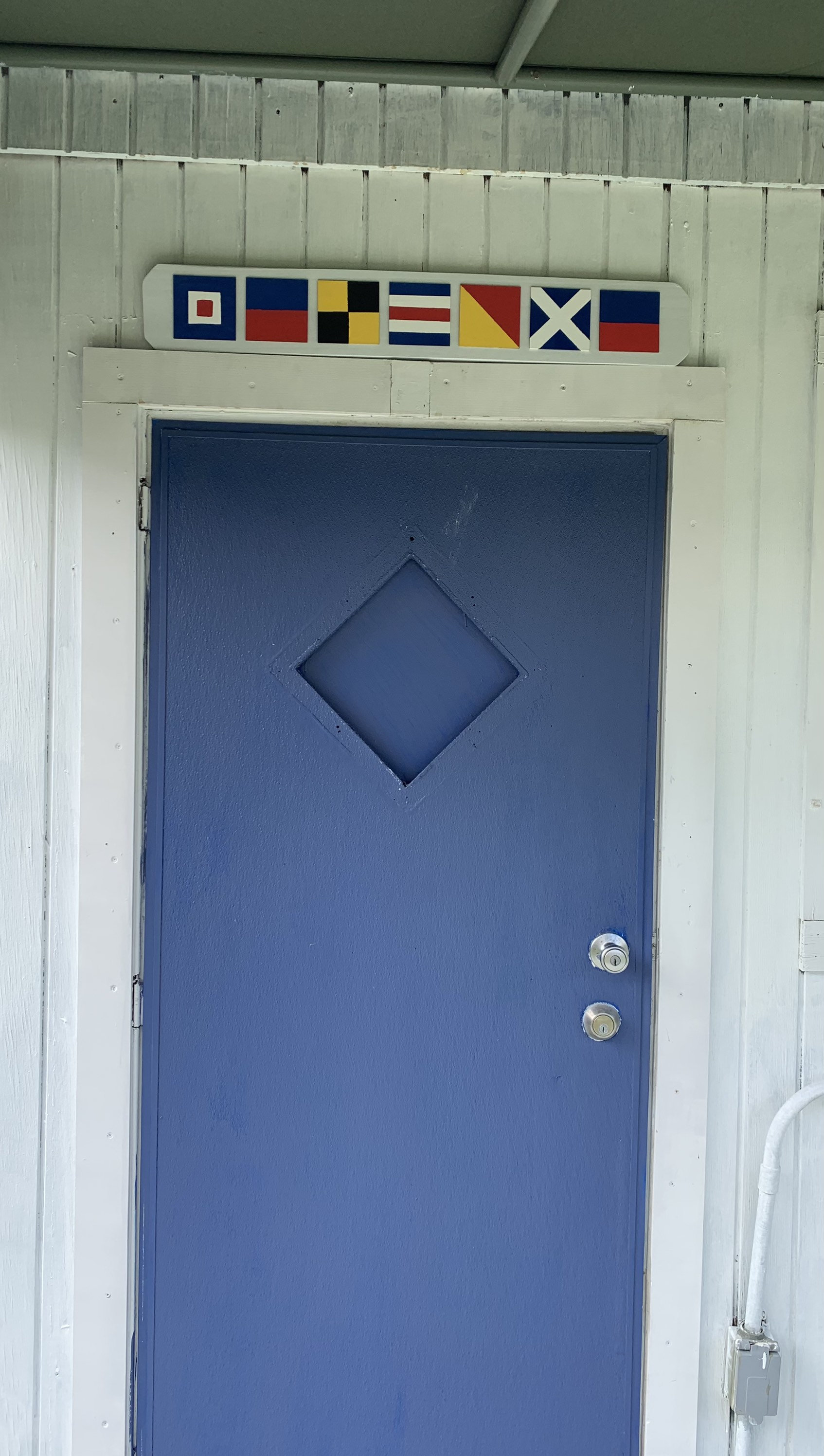 WELCOME Nautical Flag Sign - Etsy