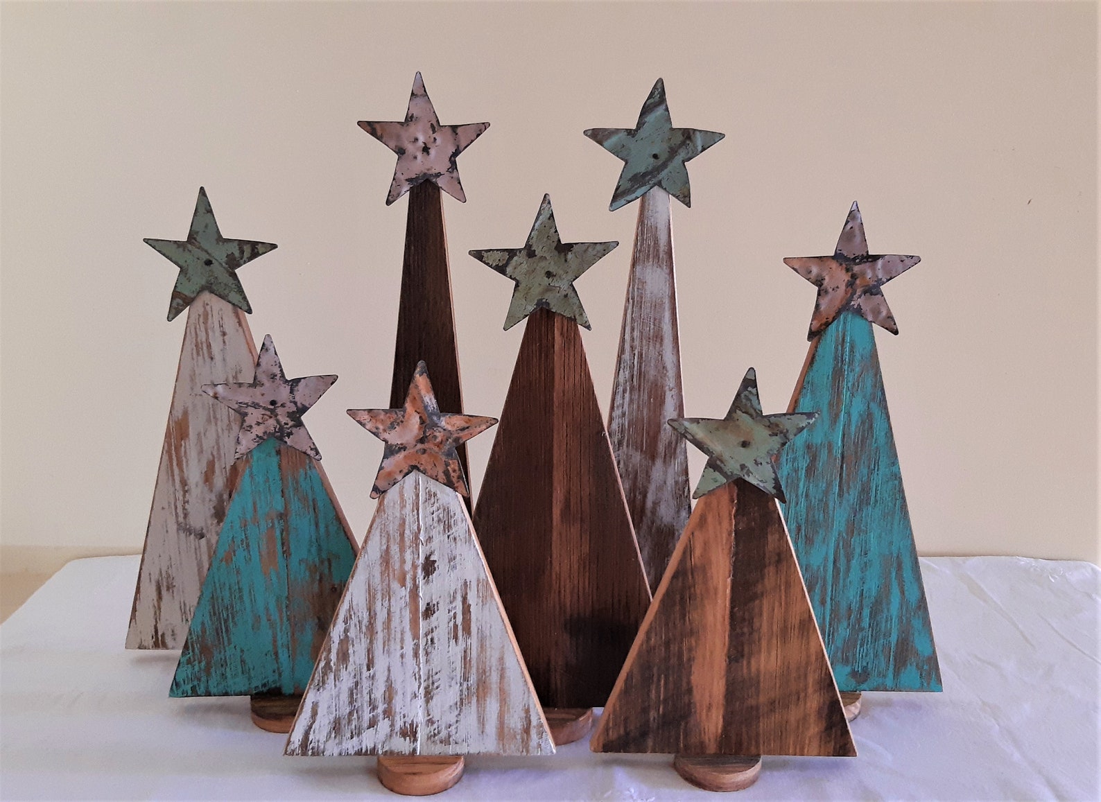 Rustic Reclaimed Timber Christmas Trees - Etsy Australia