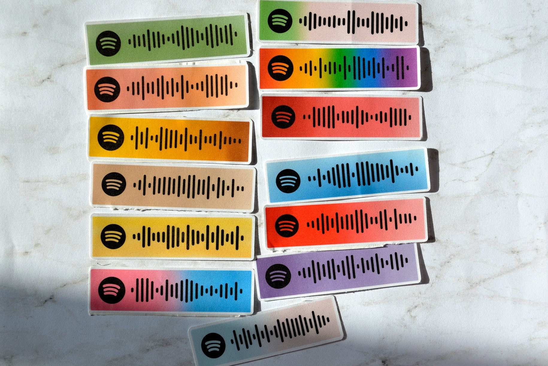 Harry Styles Fine Line coloured Spotify Codes Sticker Pack | Etsy