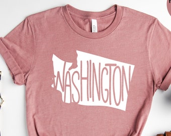 Washington State Shirt - Etsy