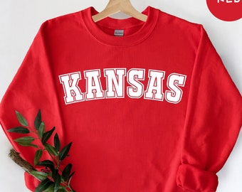Kansas University Sweatshirt - Etsy