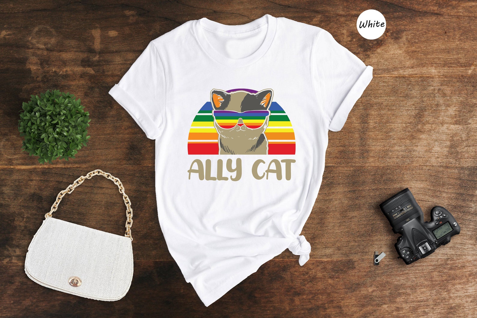 LGBT Ally Cat Shirt, Lgbt Ally Shirt, Lgbtq Support Tee, Ally Cat Shirt ...