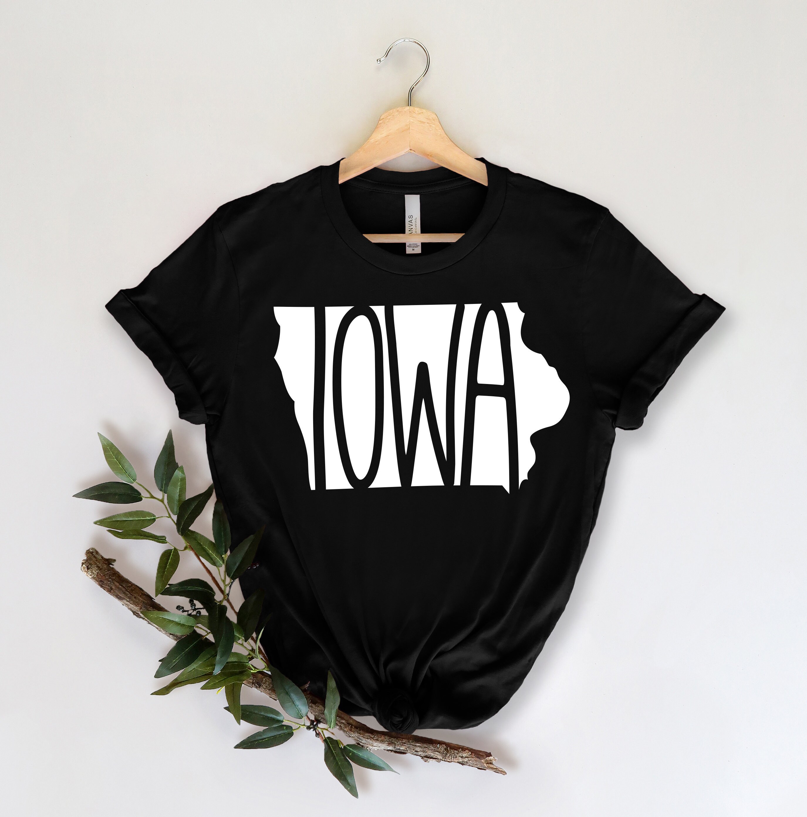 Iowa State Shirts Iowa State Map Shirt Iowa Travel Gifts | Etsy