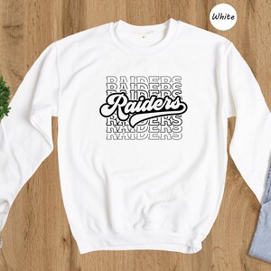 Team Mascot Shirt, Raiders Team Shirt, Raiders Team Spirit Shirt ...