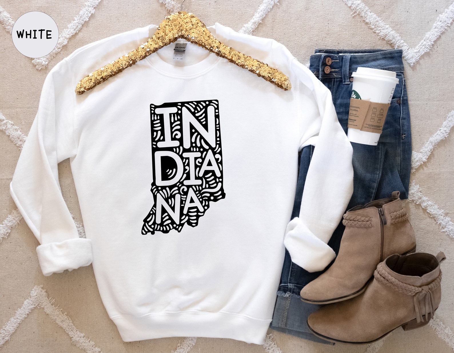 Indiana State Shirt Indiana State Map Shirt Indiana Travel - Etsy