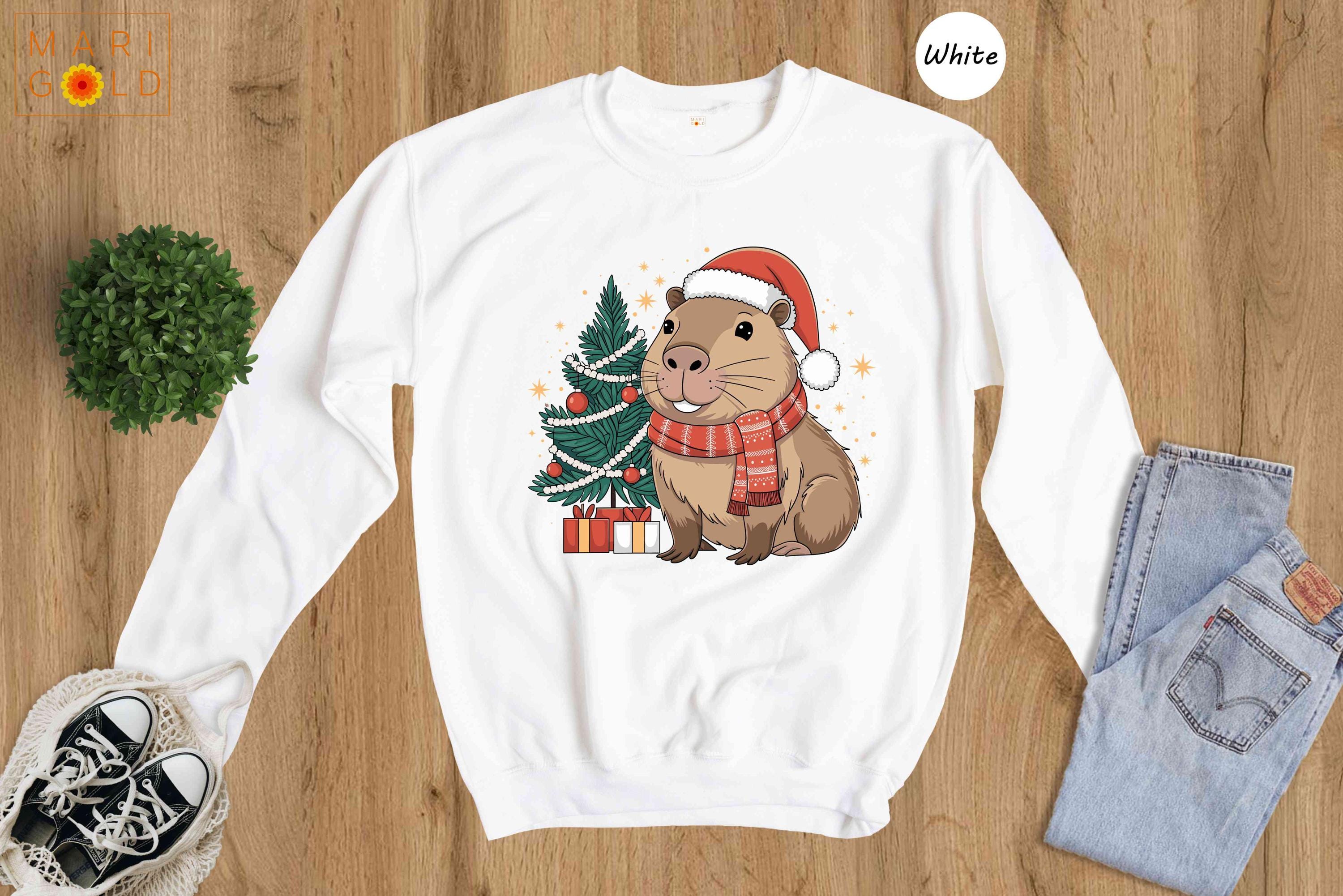 Capybara Christmas Sweatshirt: Funny Holiday Jumper - Etsy