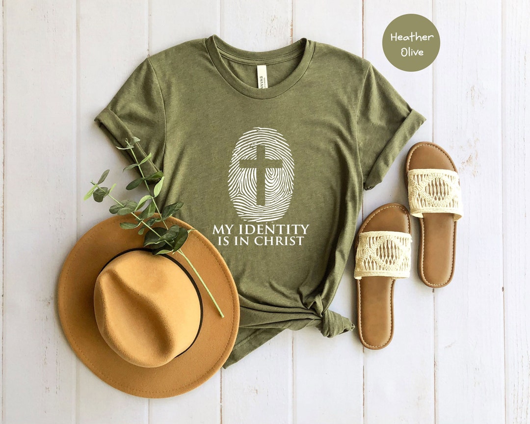 My Identity is in Christ Shirt: Christian Religious Tee - Etsy
