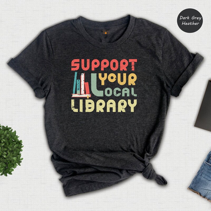 Library Shirt - Etsy