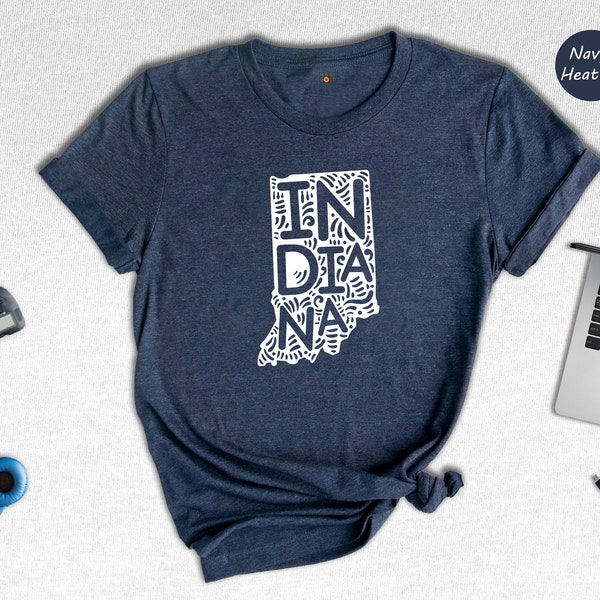 Indiana Map - Etsy