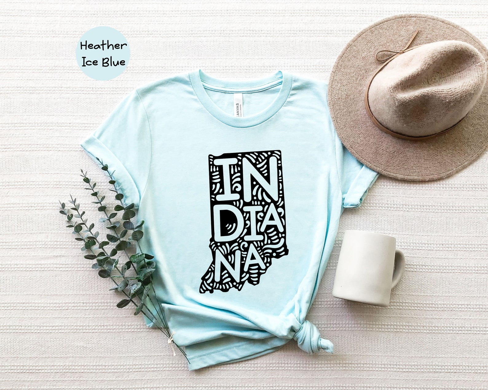 Indiana State Shirt Indiana State Map Shirt Indiana Travel - Etsy