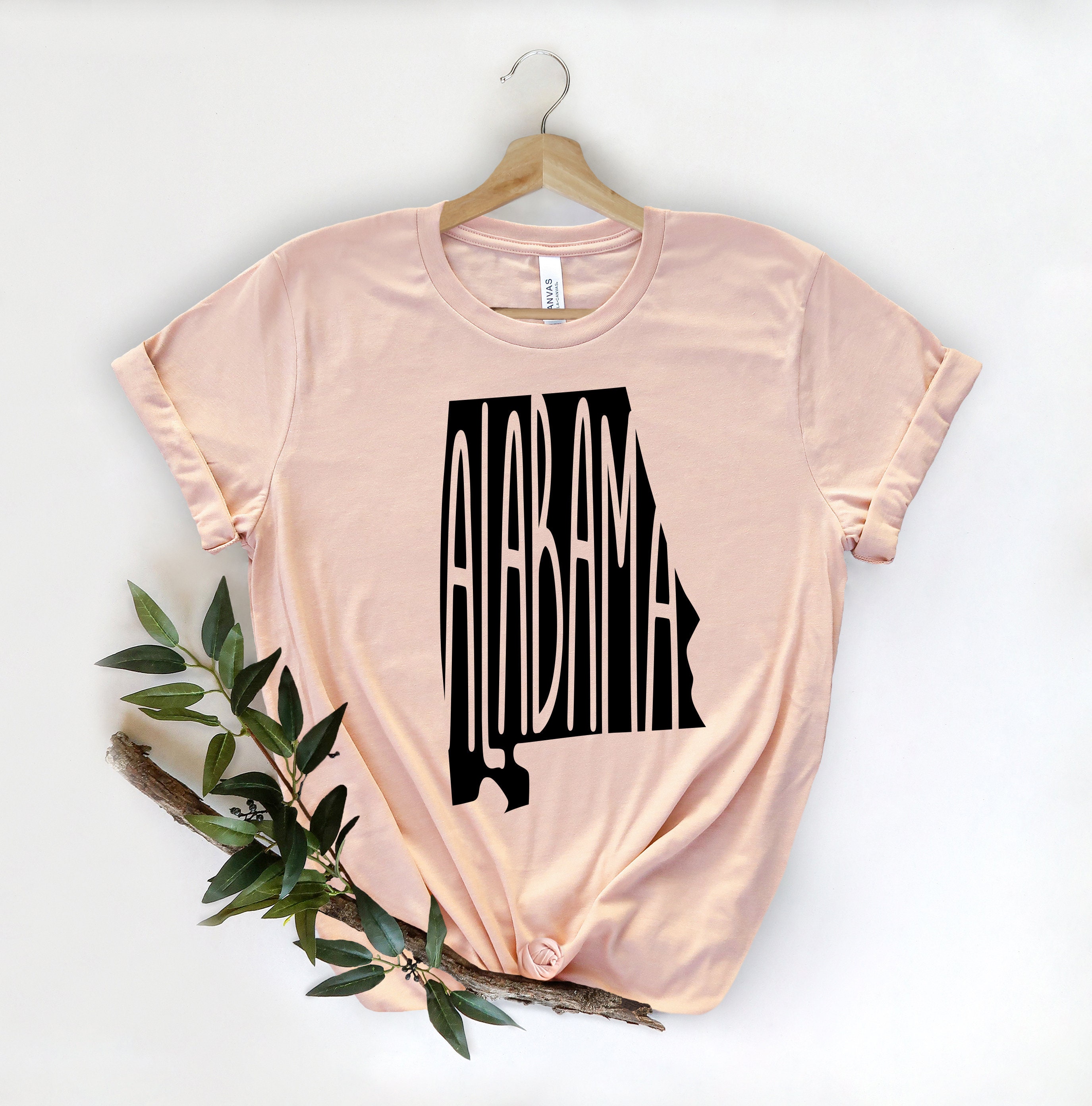 Alabama Shirts Alabama State Map Shirt Best State Alabama | Etsy