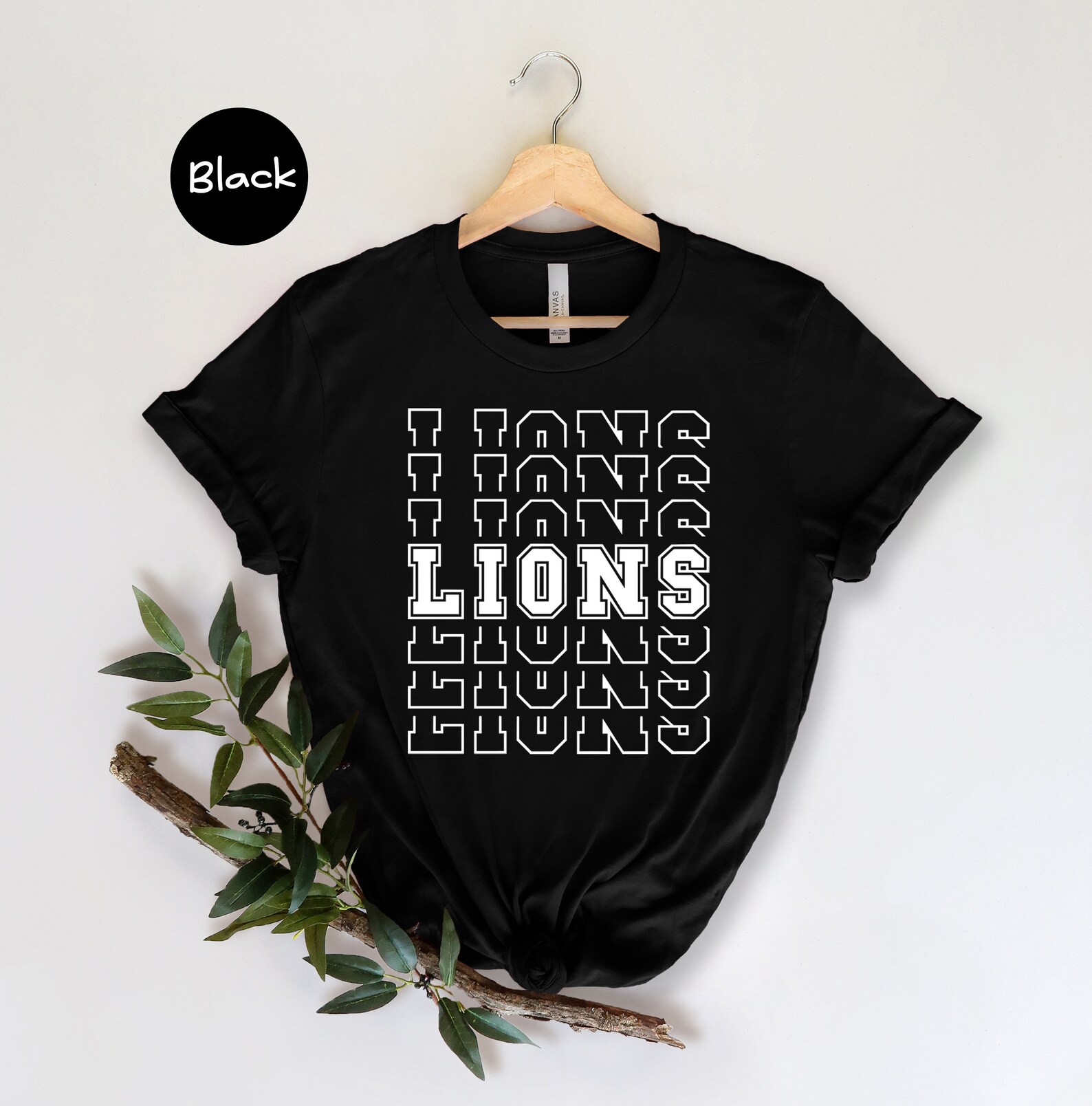 Lions Team Mascot Shirt Lions Team Shirt Lions Football - Etsy