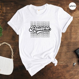 Team Mascot Shirt, Raiders Team Shirt, Raiders Team Spirit Shirt ...
