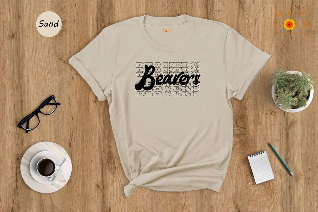 Team Mascot Shirt, Beavers Team Shirt, Beavers Team Spirit Shirt ...