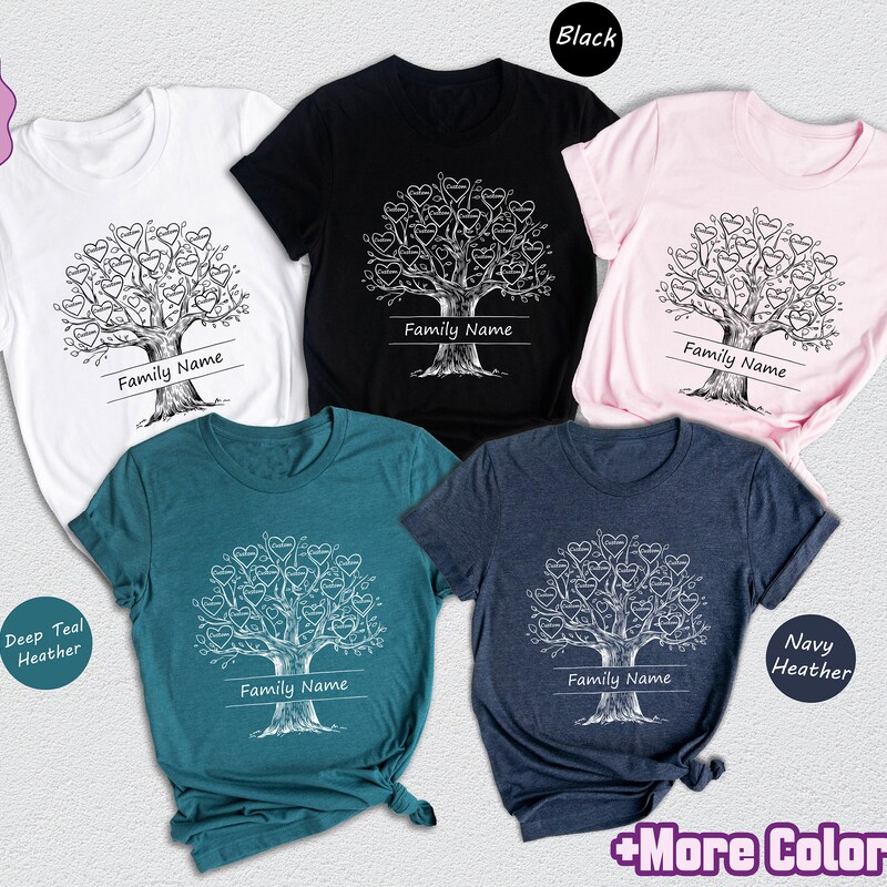 Family Tree T Shirt - Etsy
