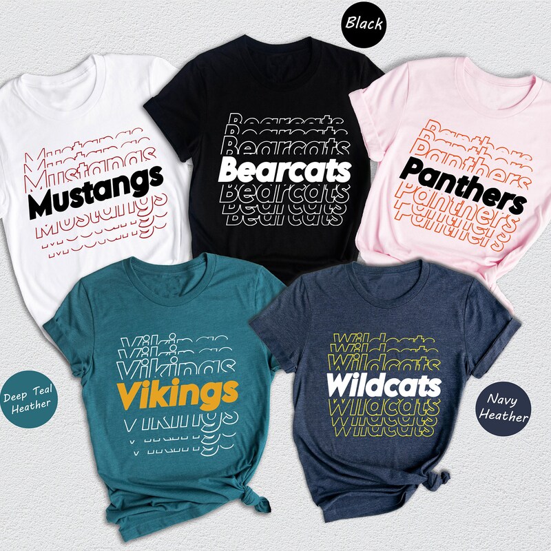 Team Spirit Shirts - Etsy