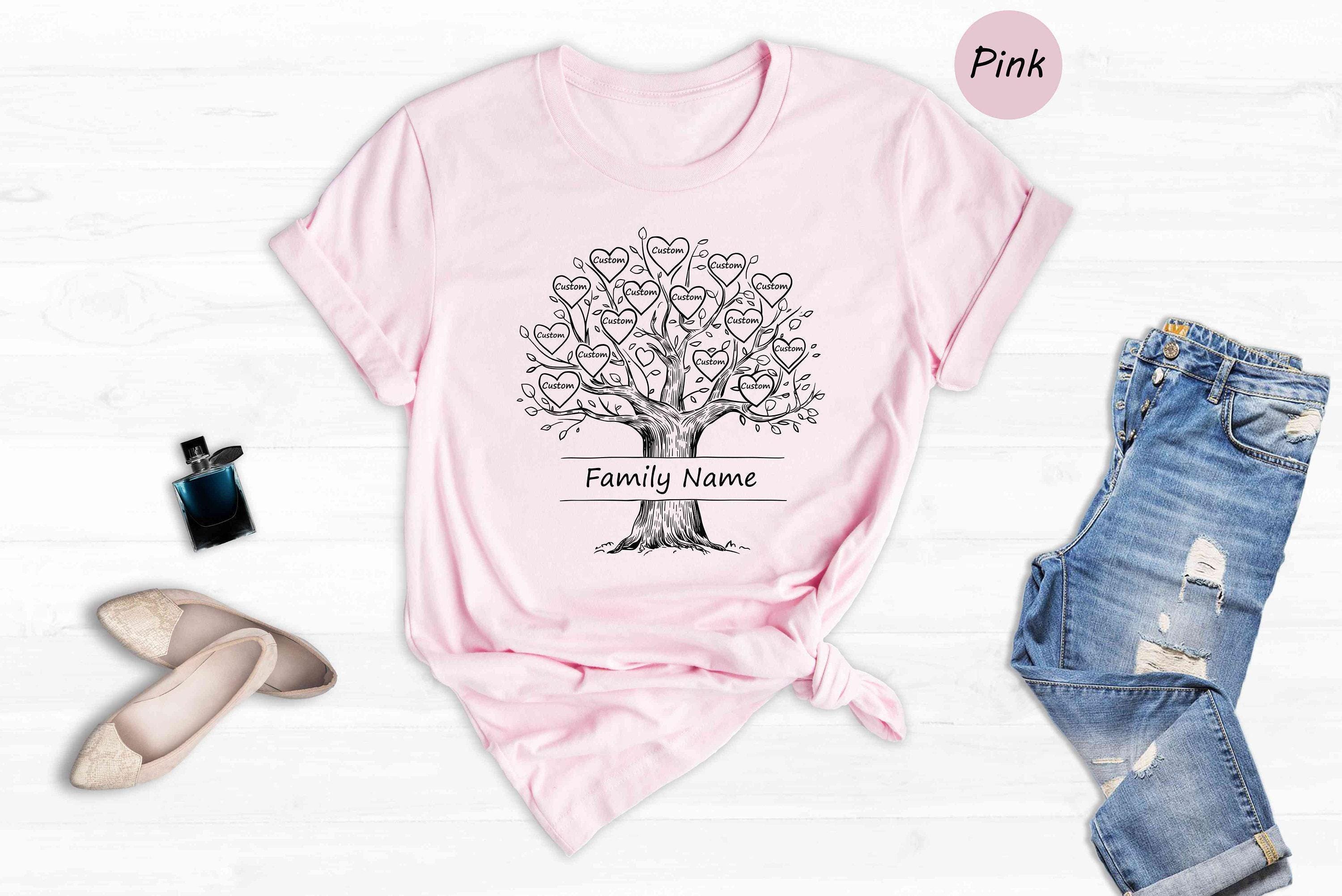 Custom Family Tree Shirt: Personalized Reunion Gifts - Etsy