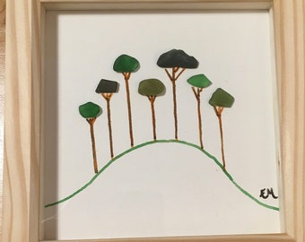 Sea Glass Art, Nearly There/home Trees, Cookworthy Knapp A30 Trees ...