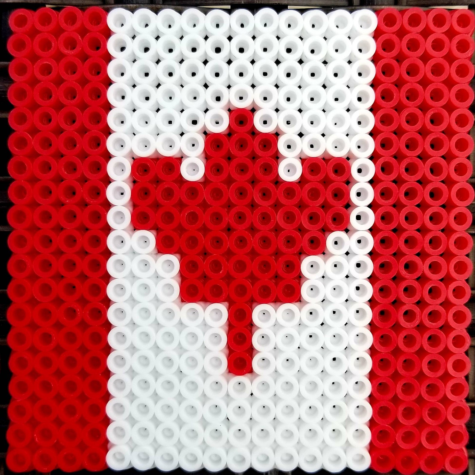 North American Flag Perler Bead Coasters | Etsy