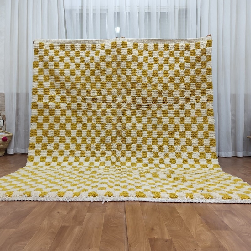 Moroccan Checkered Rug - Etsy