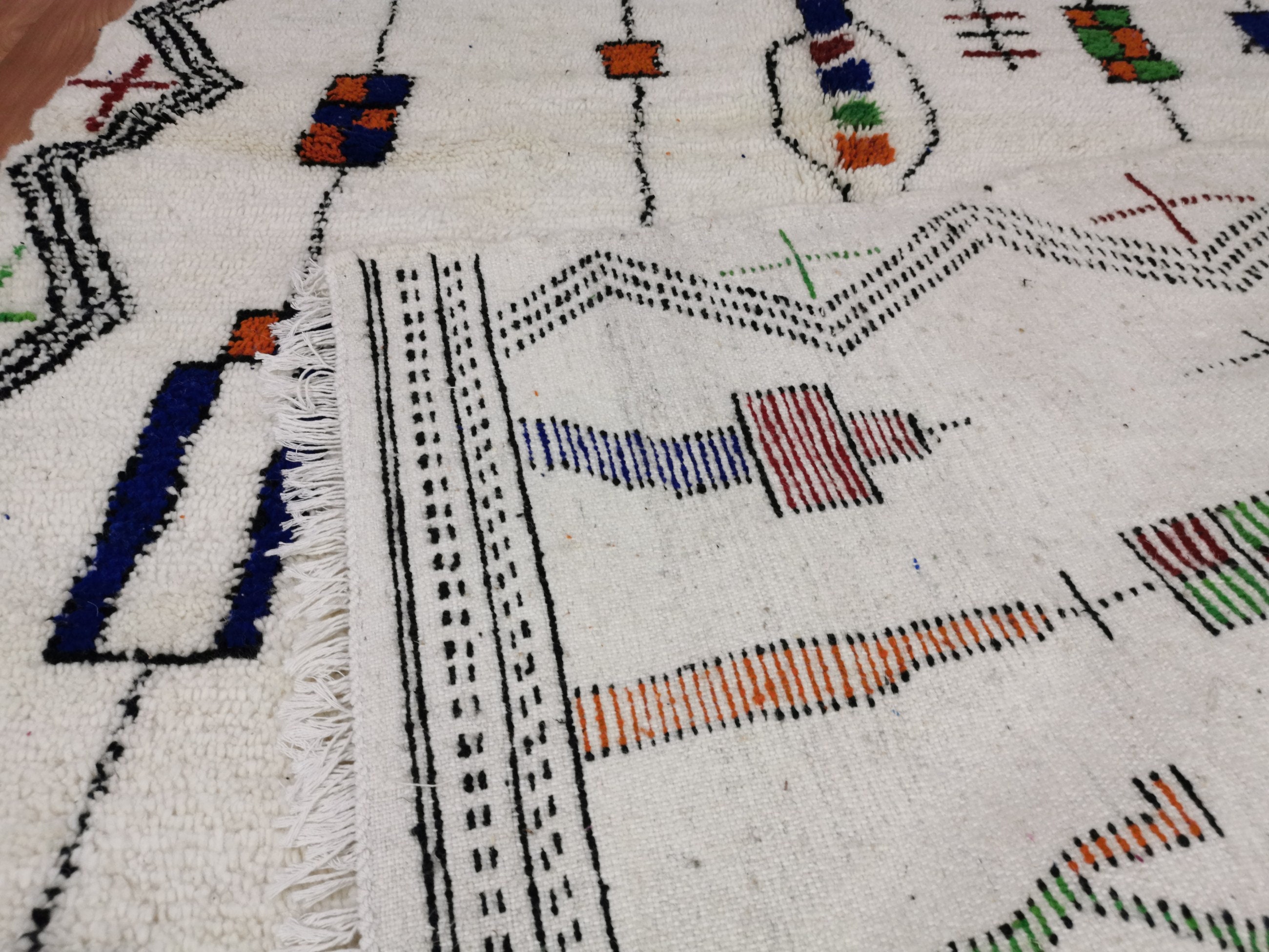 8x5 feet azilal rug authentic handmade moroccan berber | Etsy