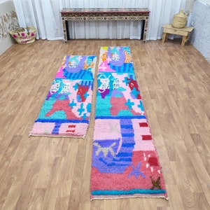AMAZING CUSTOM RUNNER, Moroccan Handmade Runner Rug, Sheep Wool Rug ...
