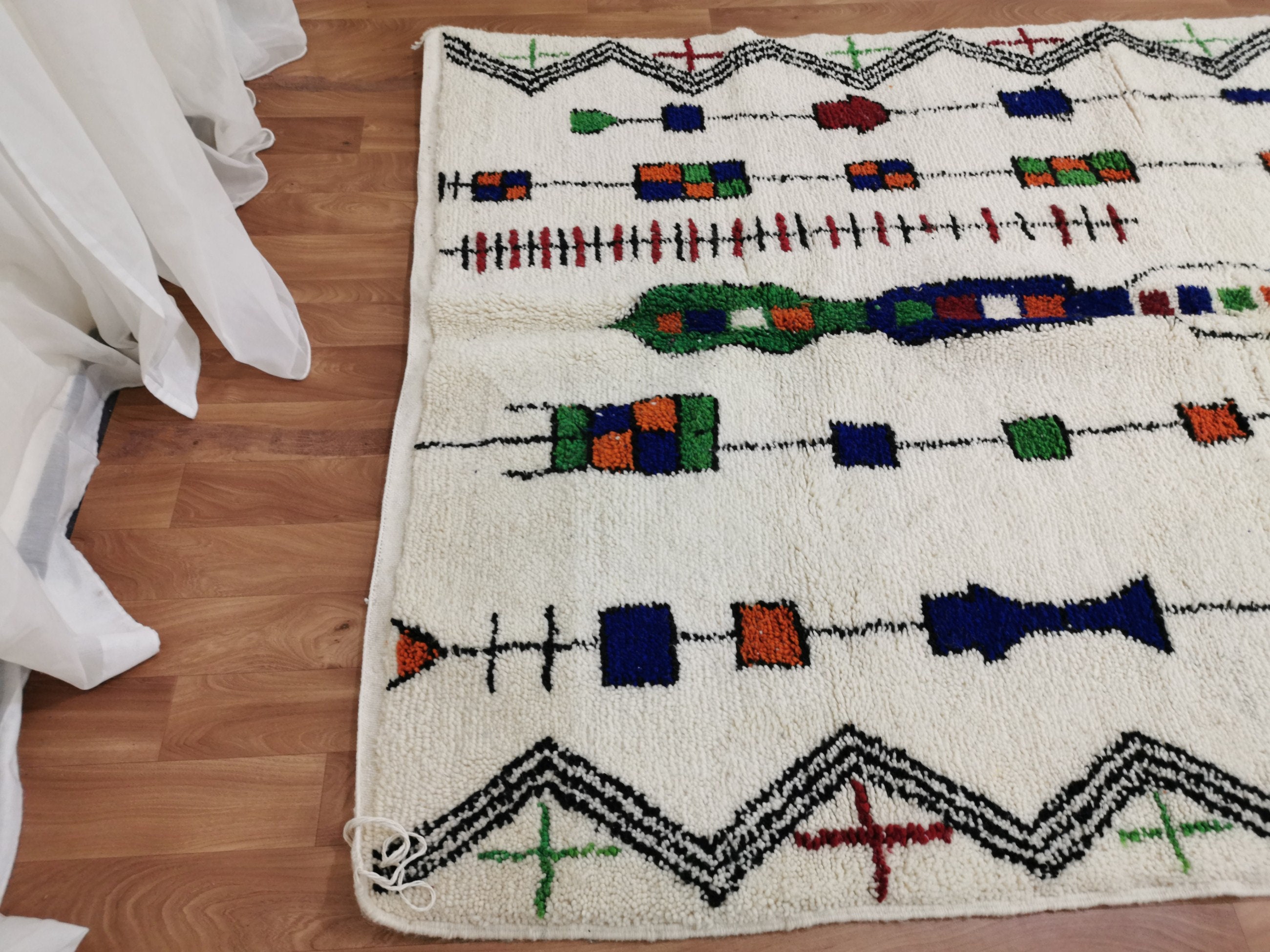 8x5 feet azilal rug authentic handmade moroccan berber | Etsy