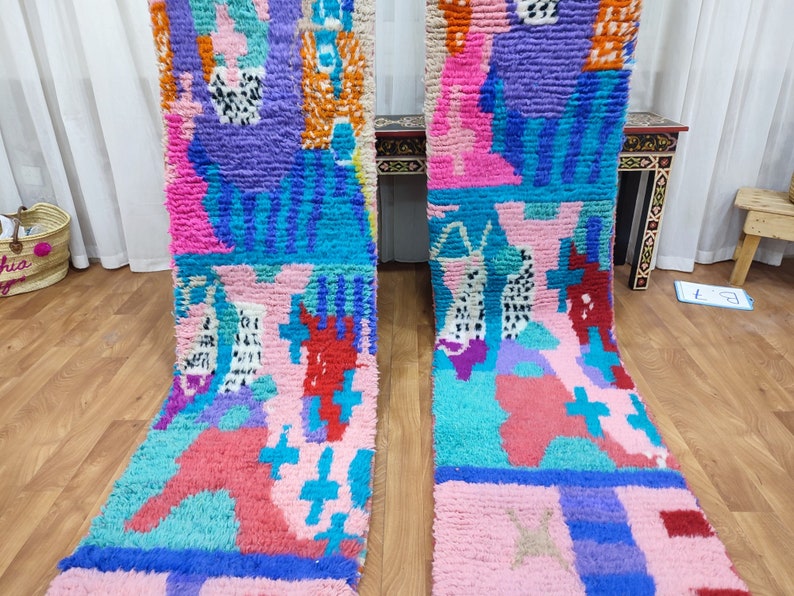 AMAZING CUSTOM RUNNER Moroccan Handmade Runner Rug Sheep - Etsy