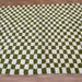 Large Green and White Checkered Rug, Moroccan Berber Checkered Rug ...