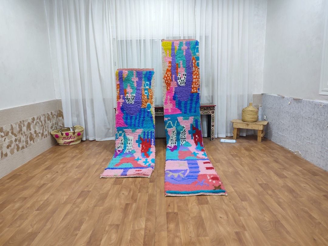 AMAZING CUSTOM RUNNER, Moroccan Handmade Runner Rug, Sheep Wool Rug ...