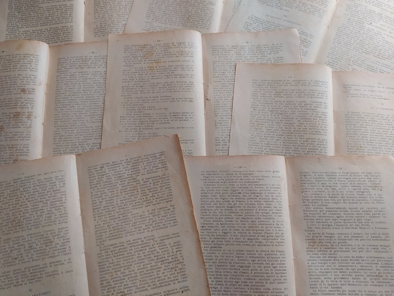 50 Pages of Vintage Books for Junk Journal, Scrapbooking, Paper Crafts ...