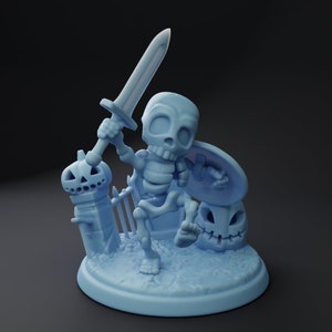 Human Necromancer Cultist Garry the Skeleton Tabletop Miniature D&D ...