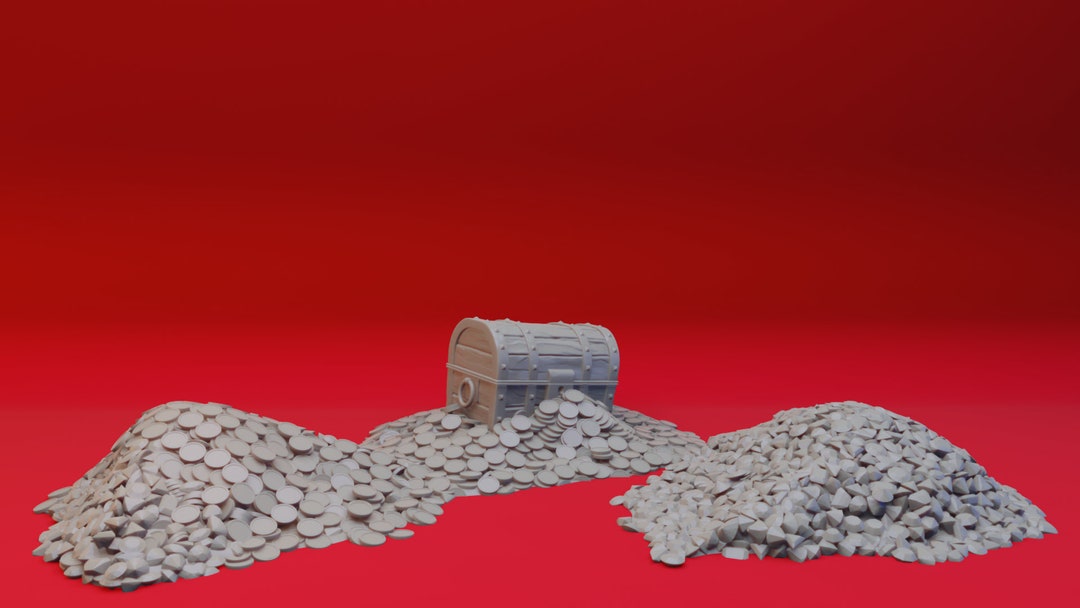 Treasure Scatter Gem Pile Scatter Coin Pile Scatter - Etsy