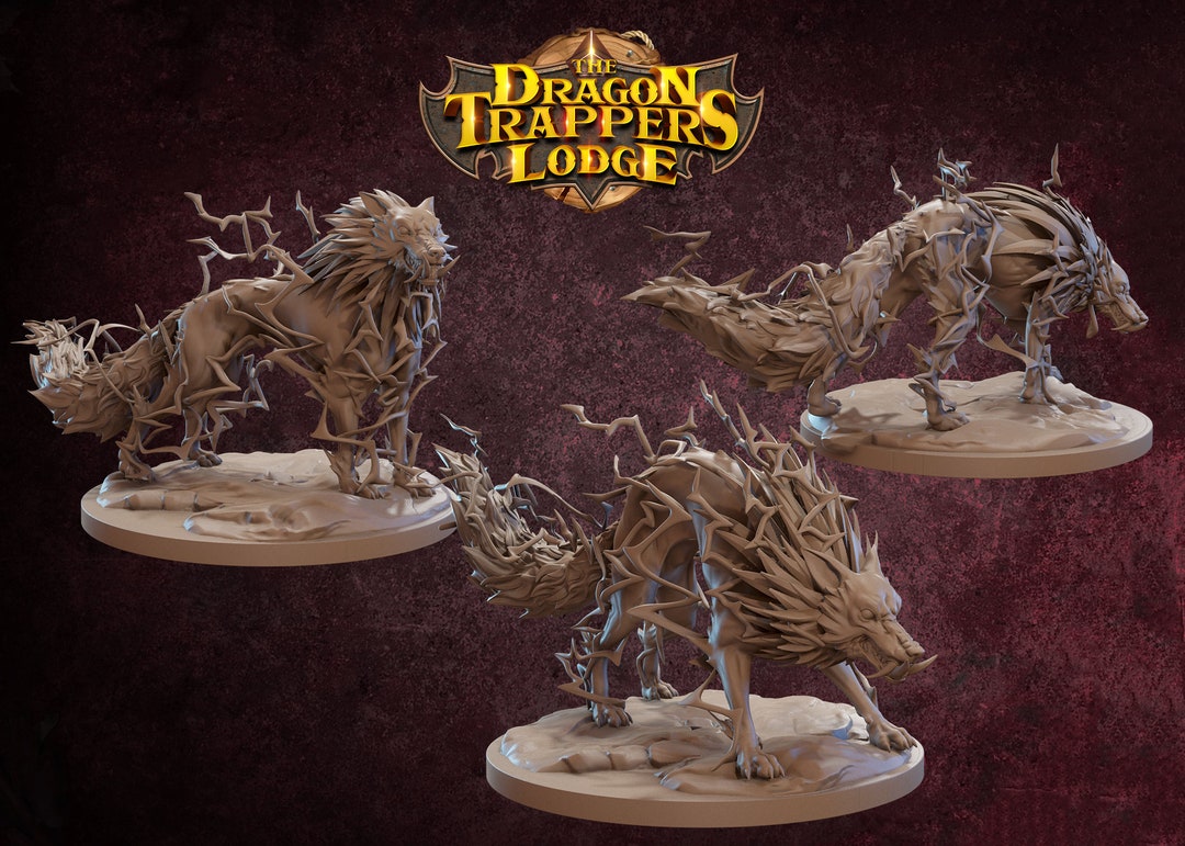 Raiju Lightning Wolves D&D Pathfinder Tabletop RPG - Etsy