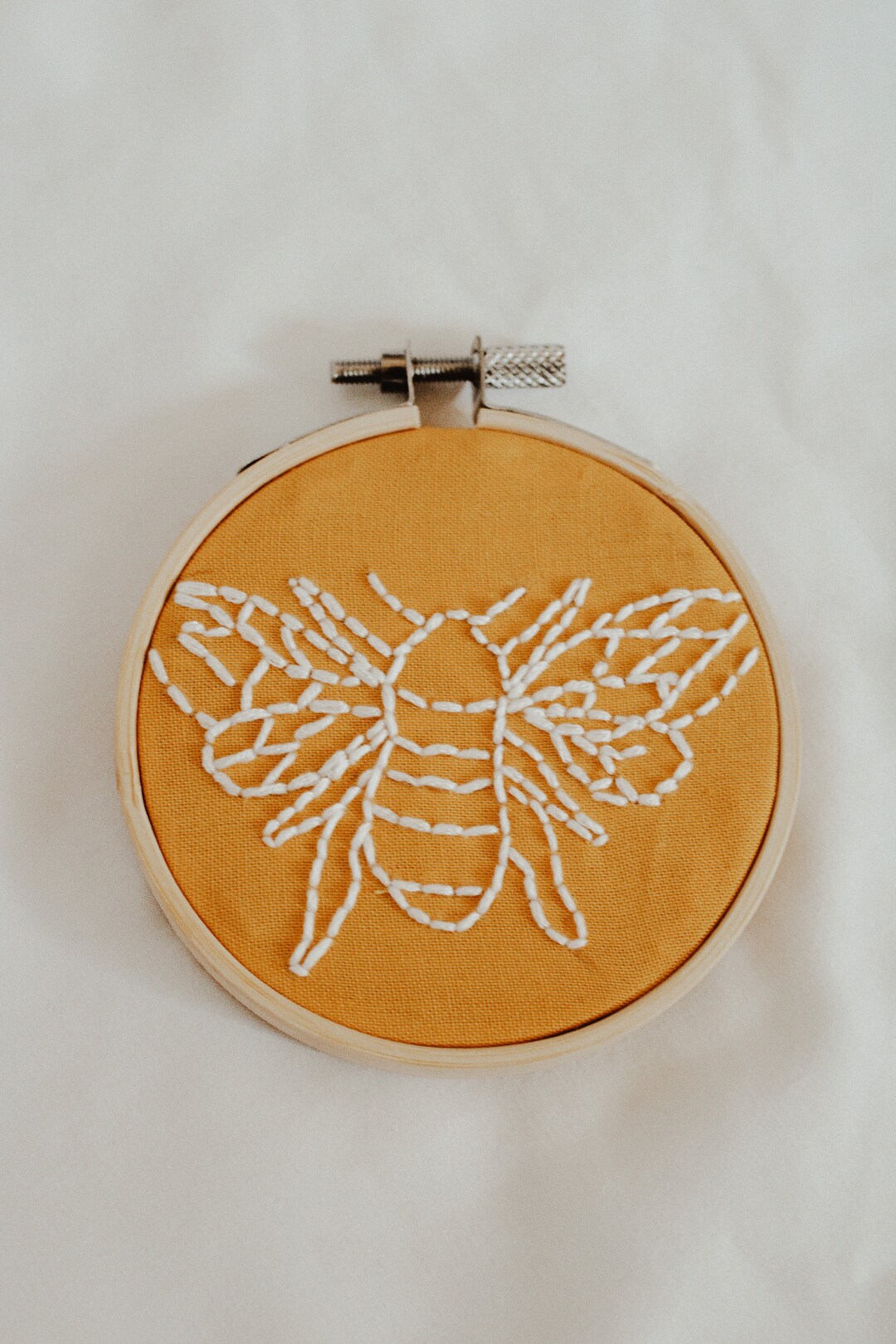 Embroidered Bee Hoop - Etsy