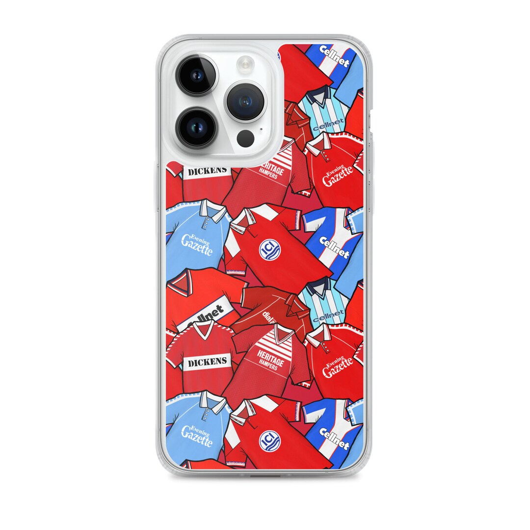 Middlesbrough Themed Retro Shirts Clear Case for Iphone® Inspired - Etsy