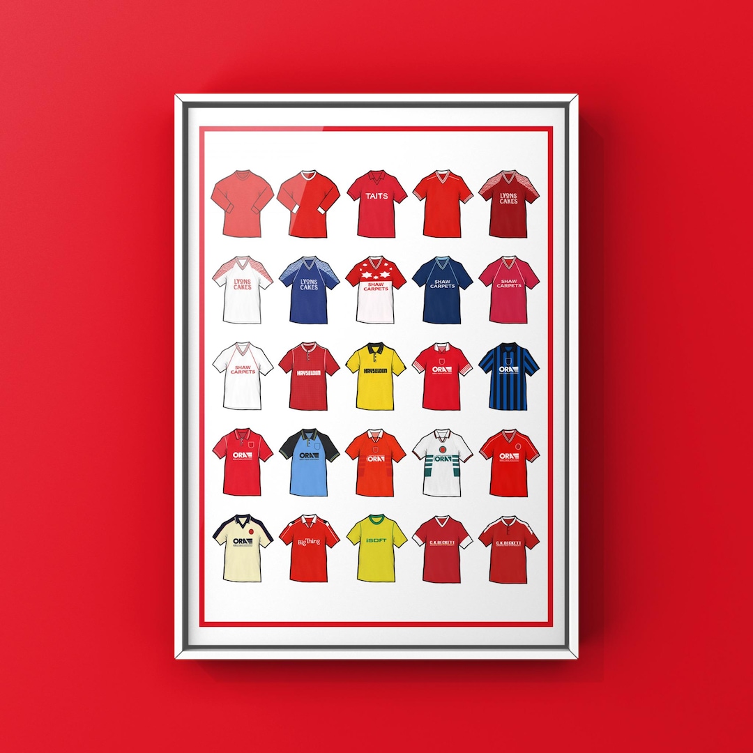 Barnsley Inspired Classics Style Jerseys Themed Poster Print - Etsy