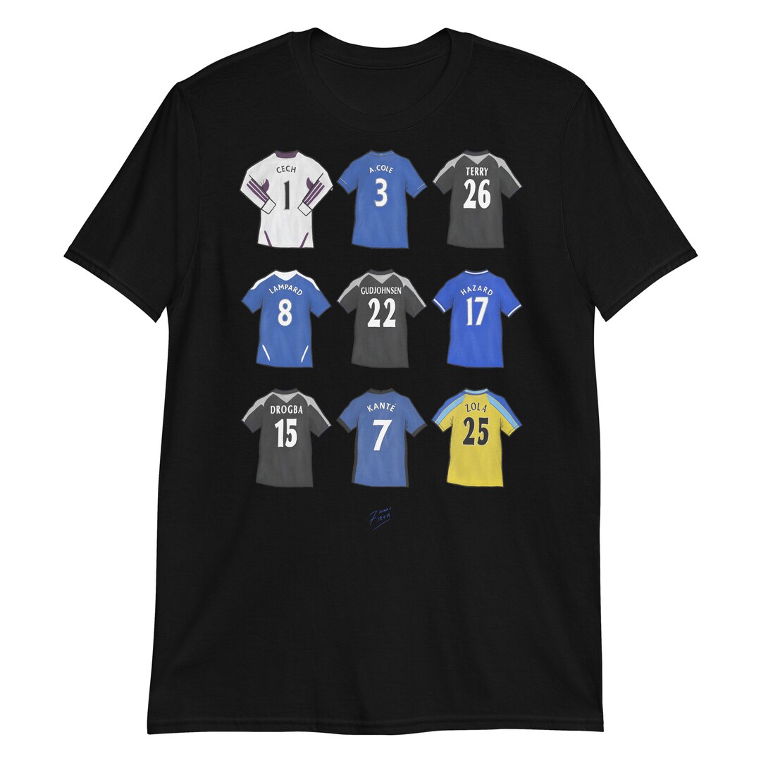 CFC Legends Shirts Illustrated Football T-shirt - Etsy