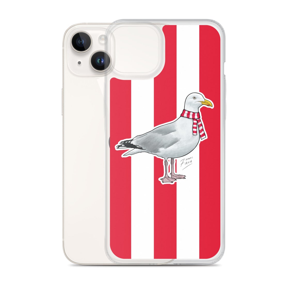 Scarborough Themed Seagull Football Clear Case for iPhone - Etsy