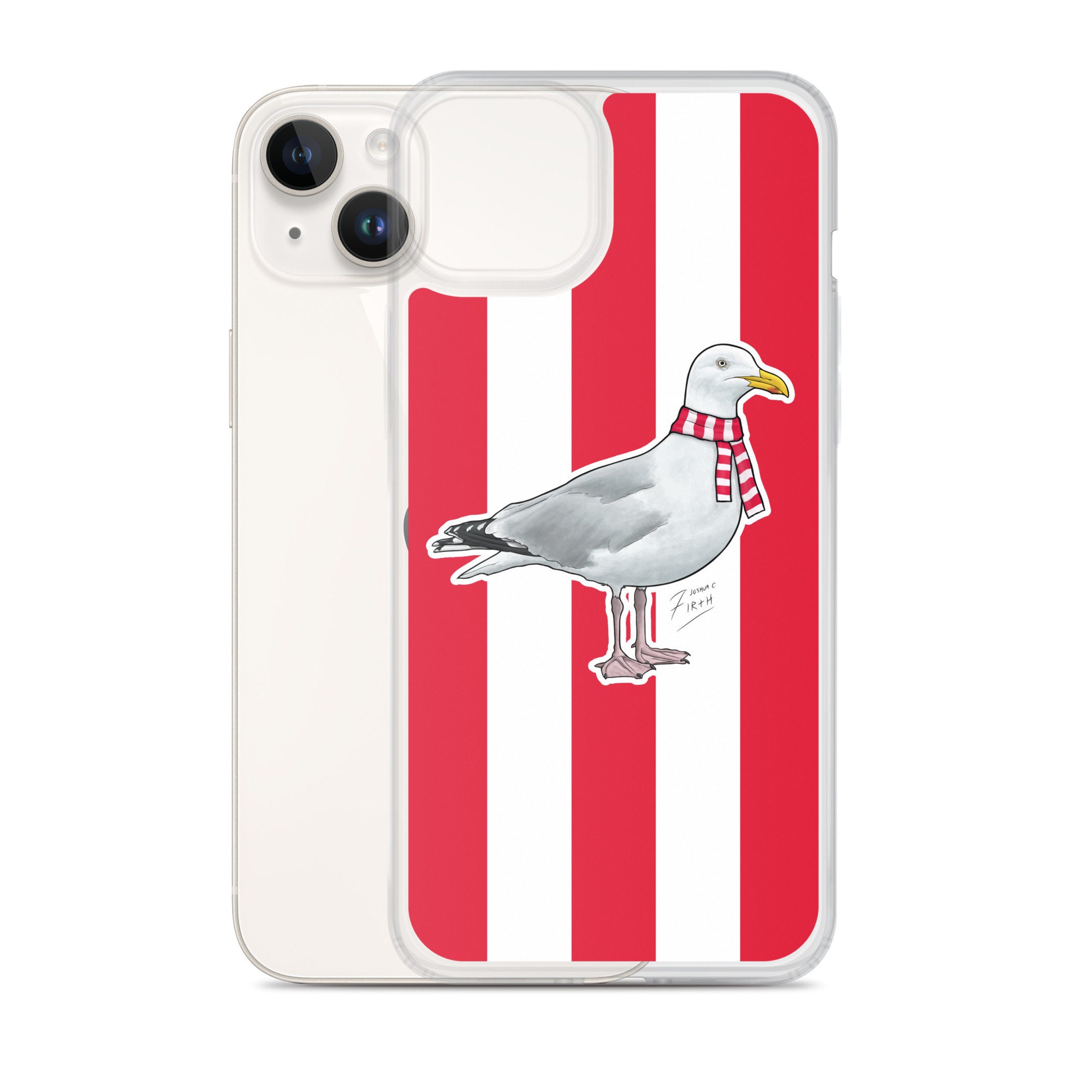 Scarborough Themed Seagull Football Clear Case for iPhone - Etsy