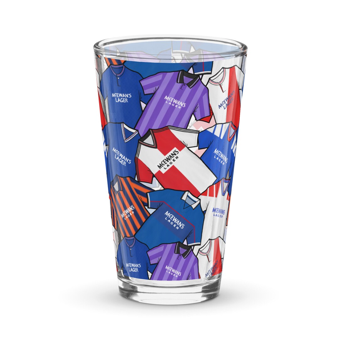 Rangers Inspired Retro Shirts Shaker Pint Glass Themed - Etsy