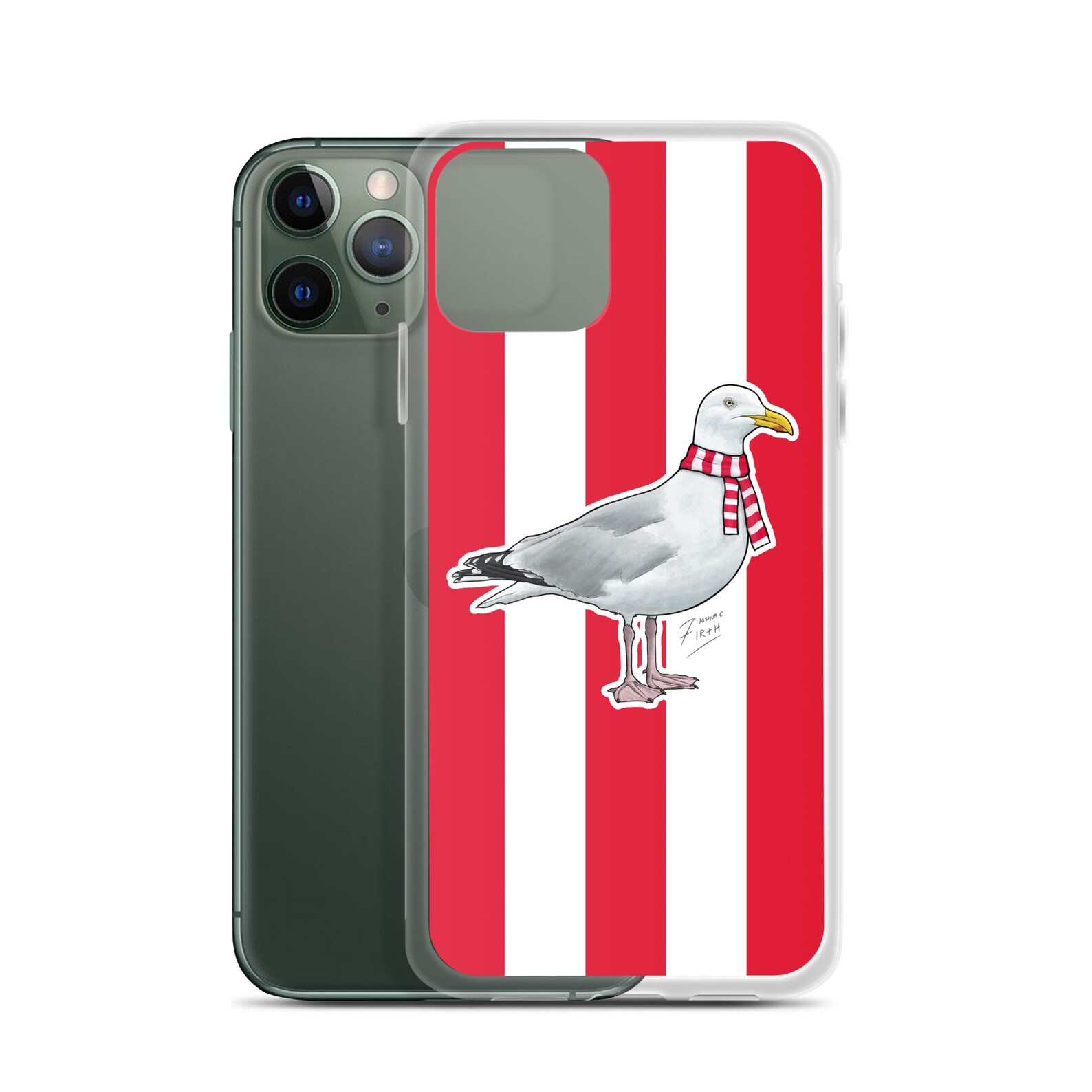 Scarborough Themed Seagull Football Clear Case for iPhone - Etsy