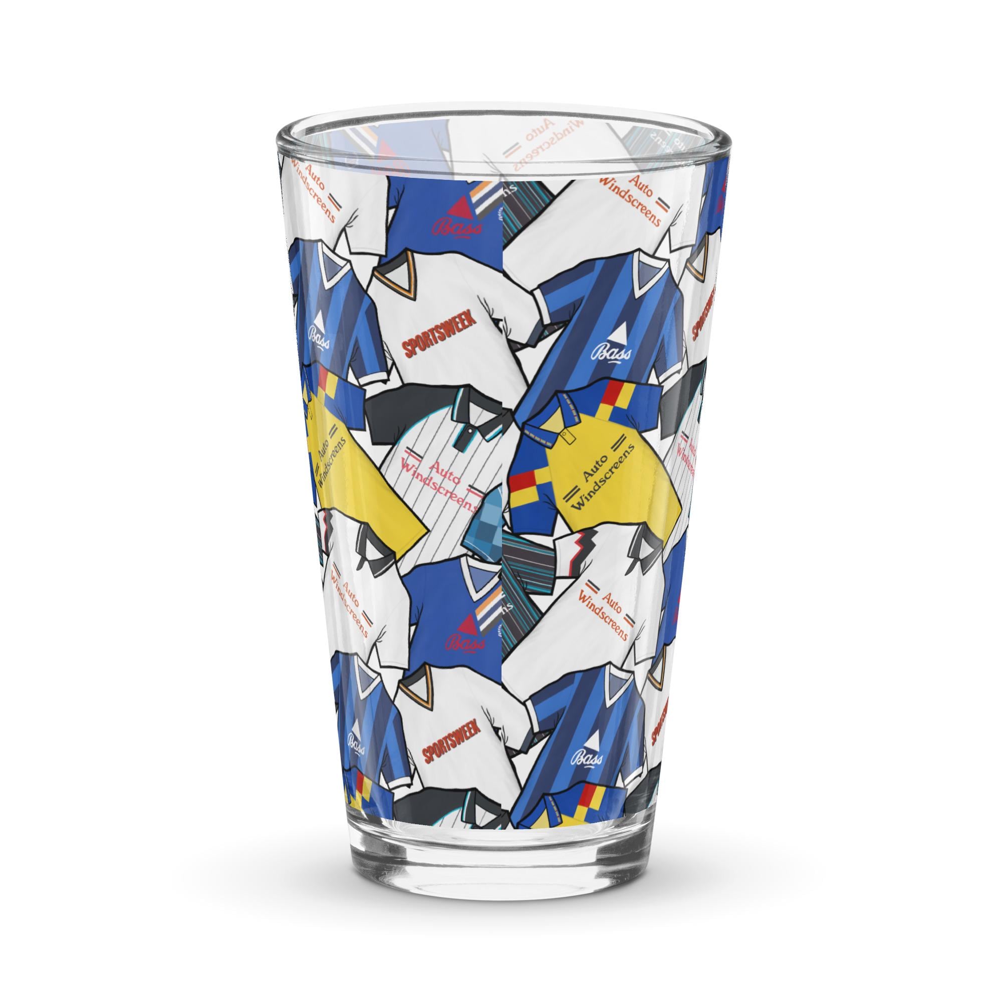 Retro Derby Style Inspired Shaker Pint Glass - Etsy