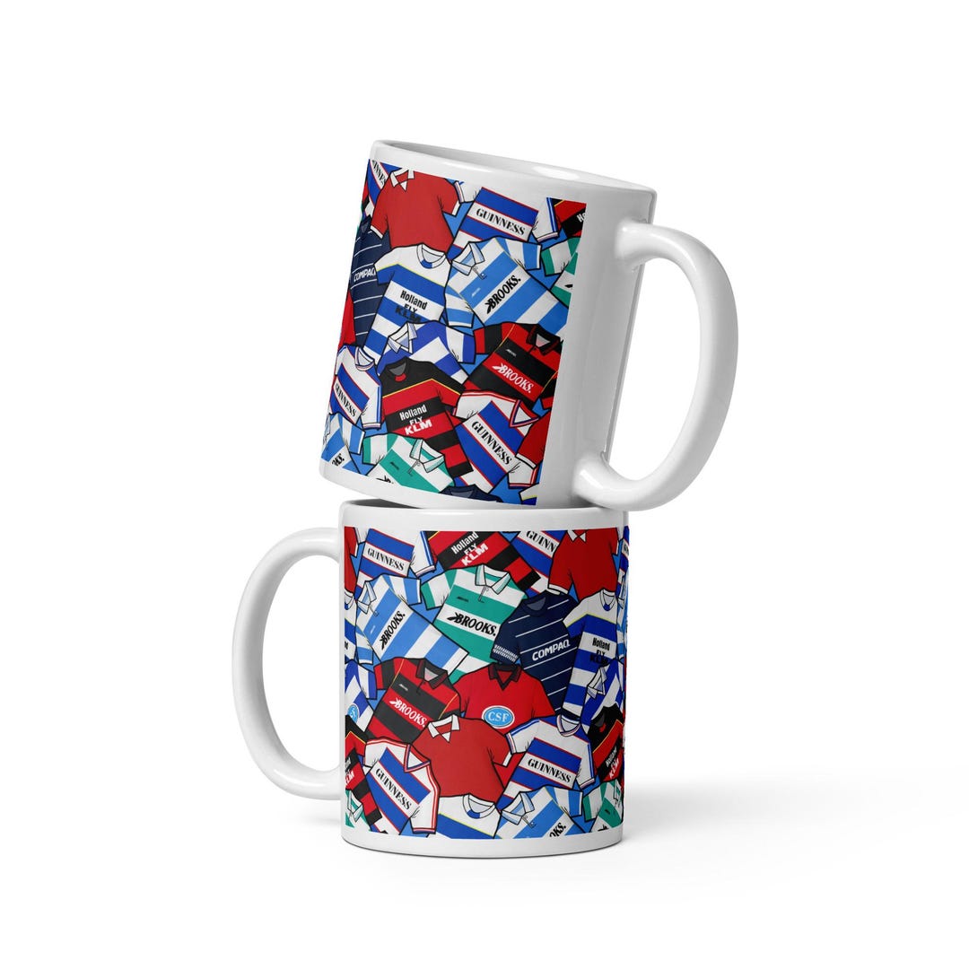 The R's Inspired Retro Shirts Illustrated Handmade Ceramic Mug - Etsy
