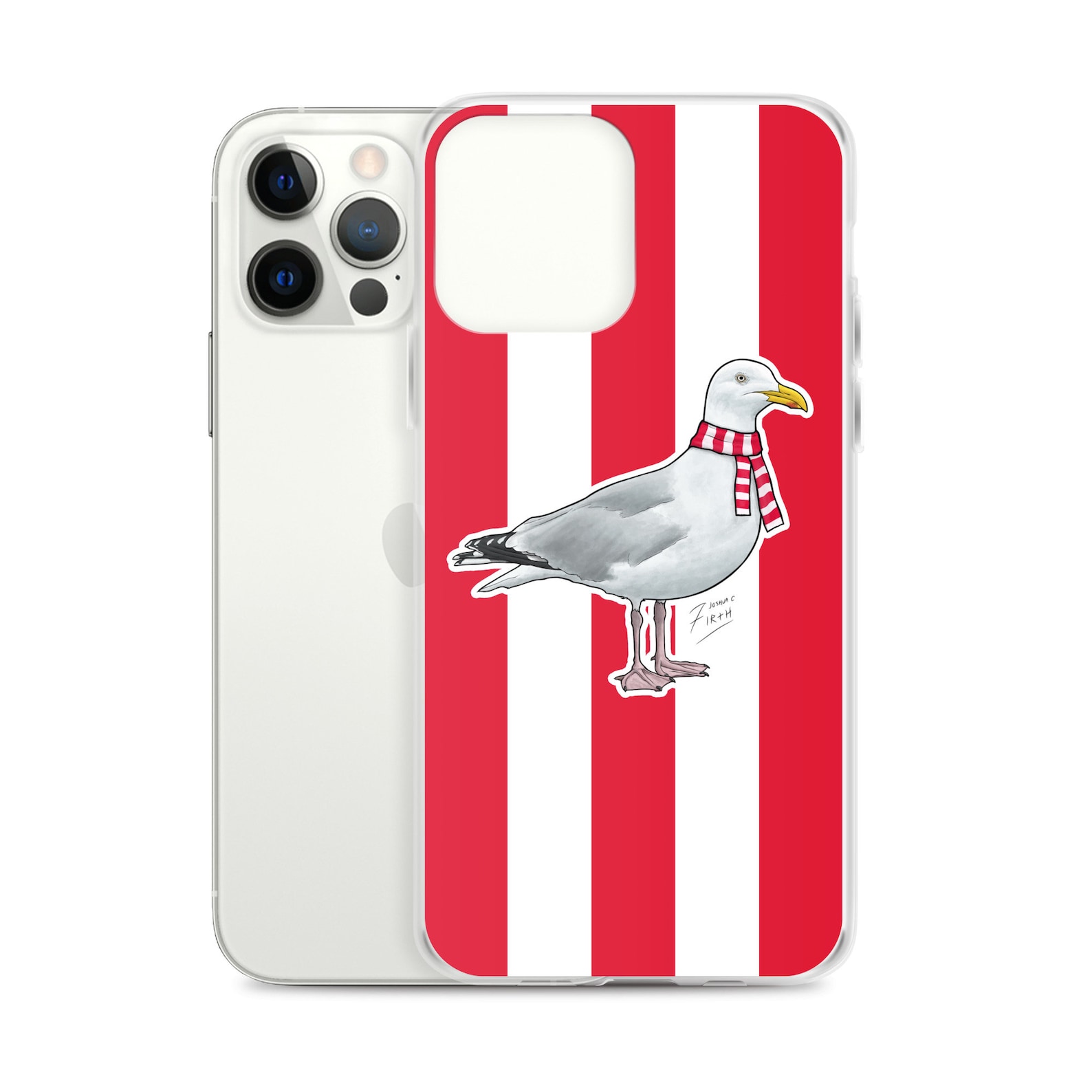 Scarborough Themed Seagull Football Clear Case for iPhone - Etsy