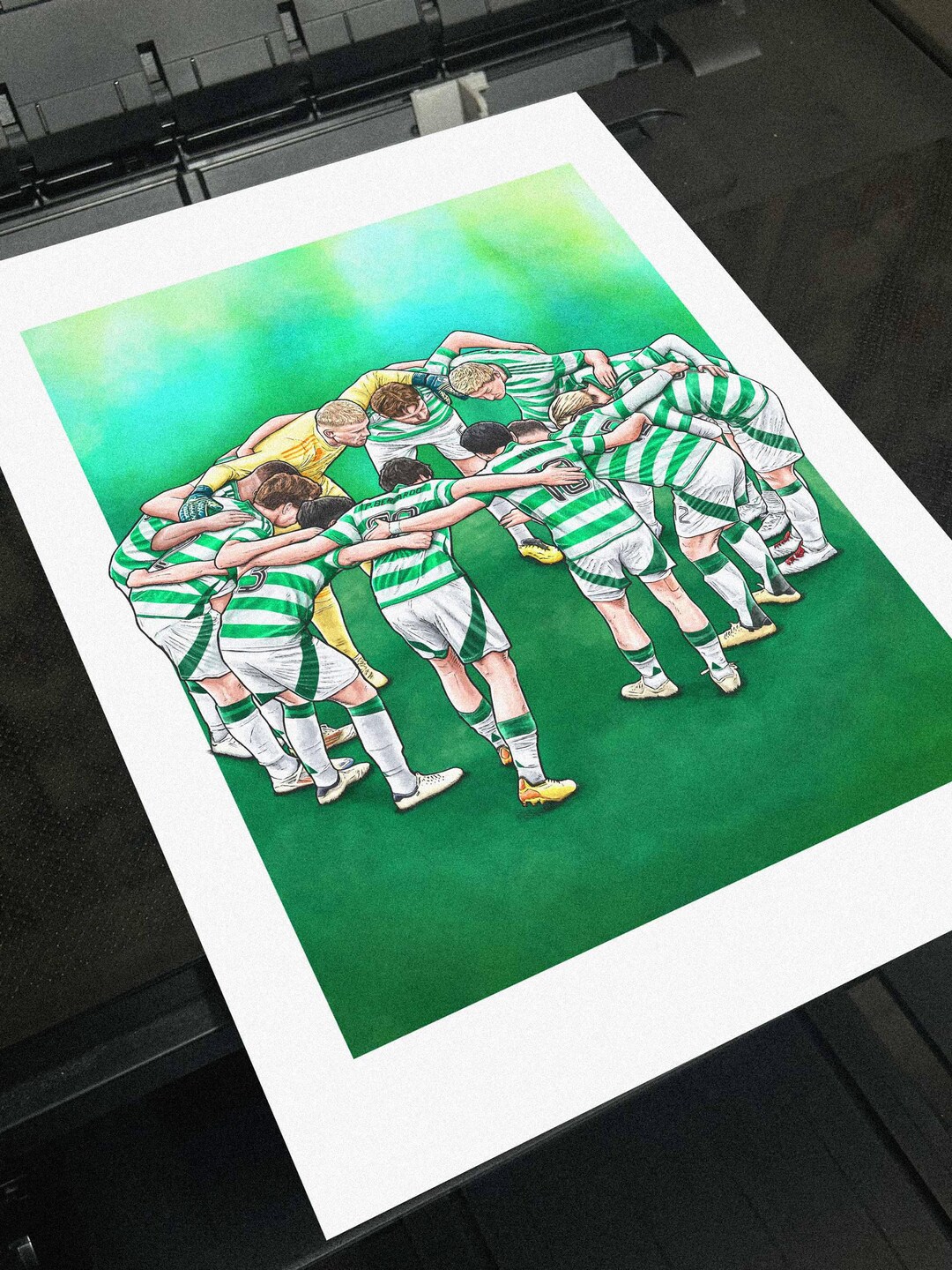 Hoops 24/25 Huddle Artwork Style Themed Poster Print - Etsy