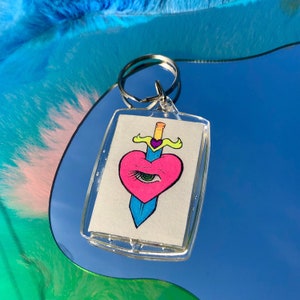Abstract Doll Keychain - Etsy