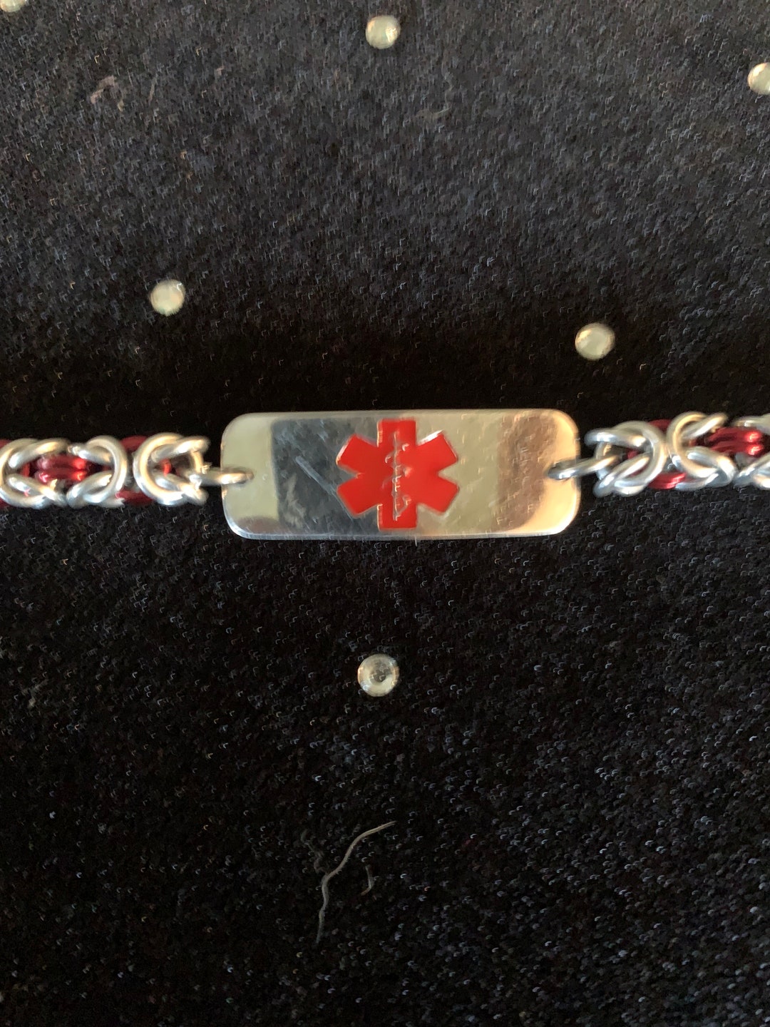 ADD ON Blank Medical Alert Tag for Bracelet - Etsy