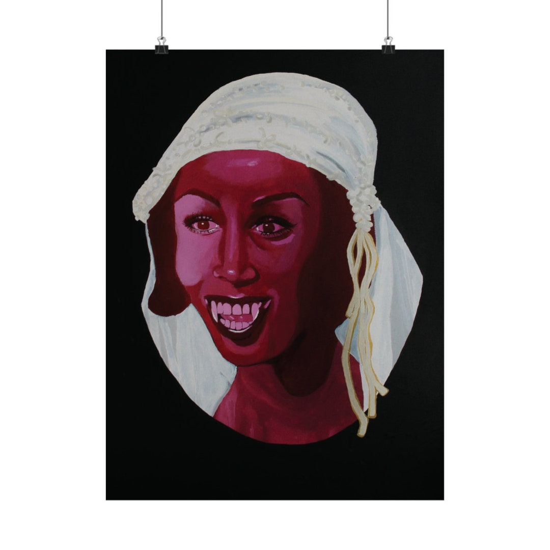 Vampira Poster Countess Vampira Vampire Art Black Female Vampire Poster ...